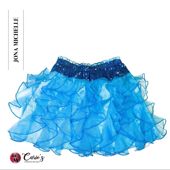 Jona Michelle | Bottoms | Jona Michelle Aqua Sequined Mermaid Tulle | Poshmark